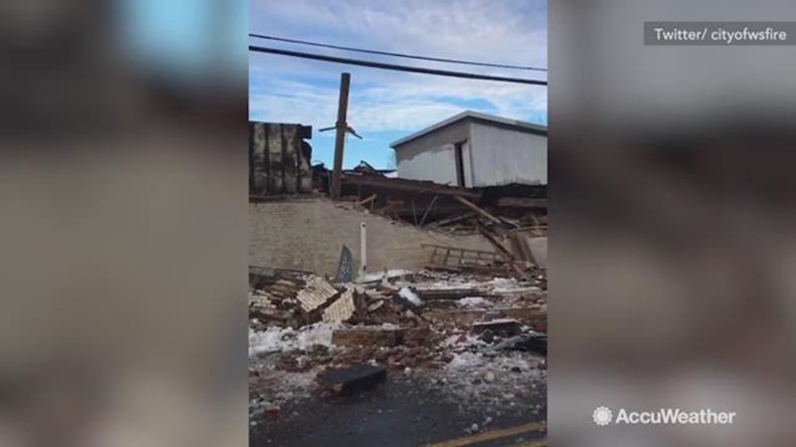 Heavy snow causes building to collapse | kens5.com