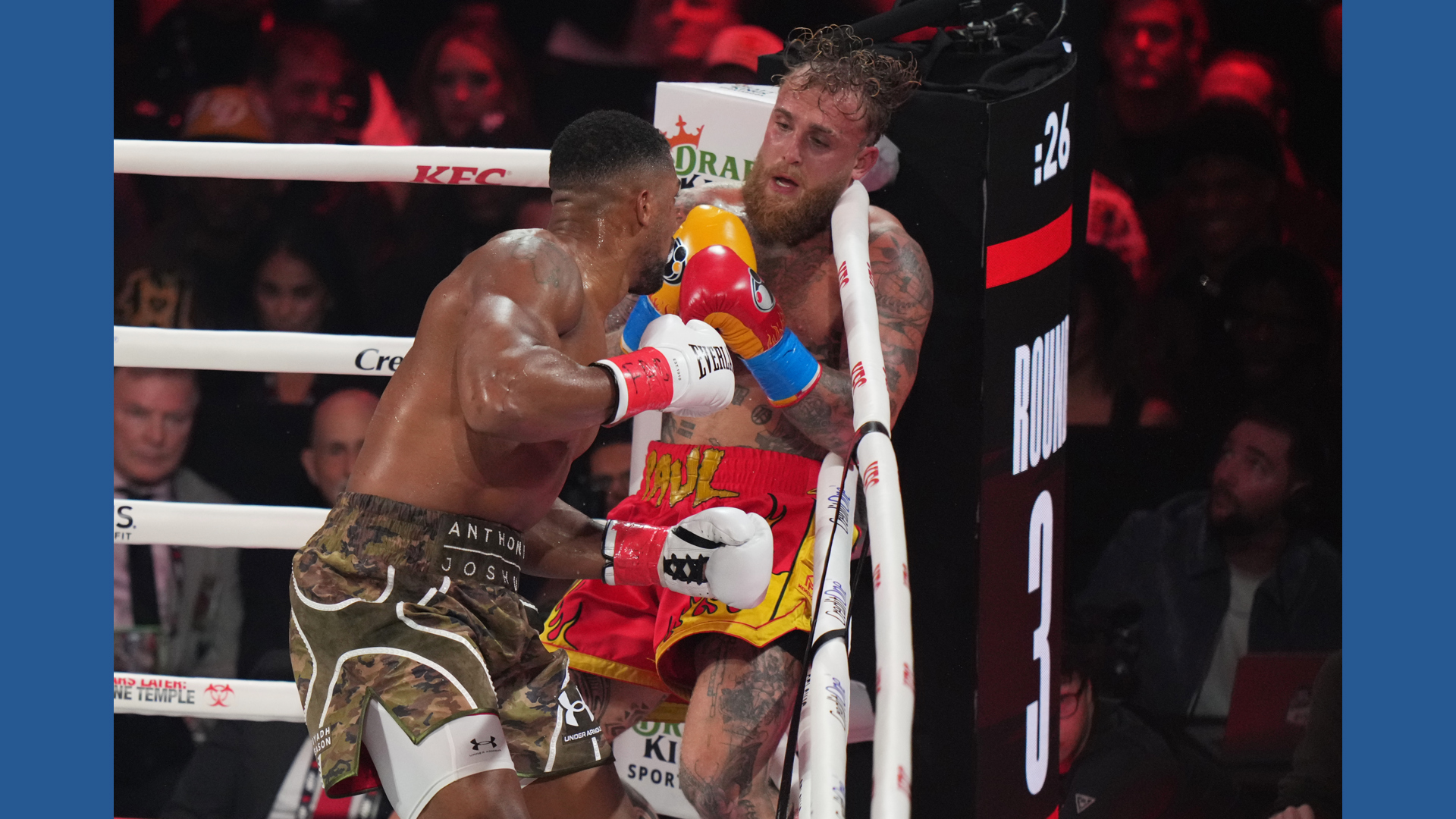 Anthony Joshua knocks out Jake Paul in 6th round to win heavyweight ...