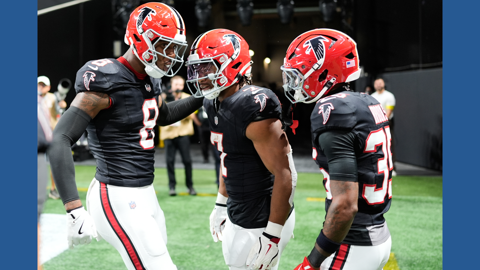 Falcons ride Robinson's 170 rushing yards, including 81-yard TD, to 24 ...