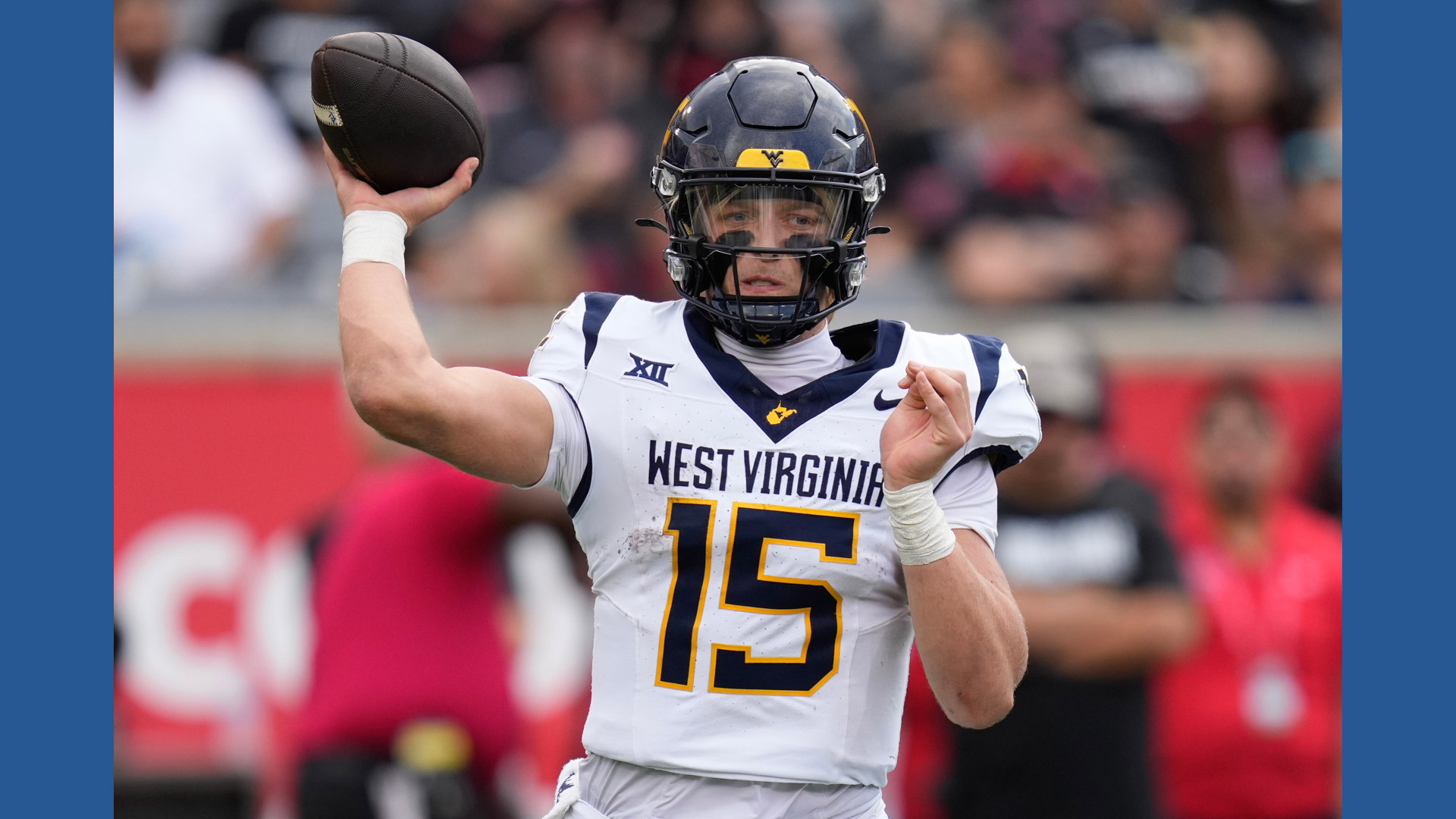 Scotty Fox Jr. accounts for 3 TDs, West Virginia beats No. 22 Houston ...