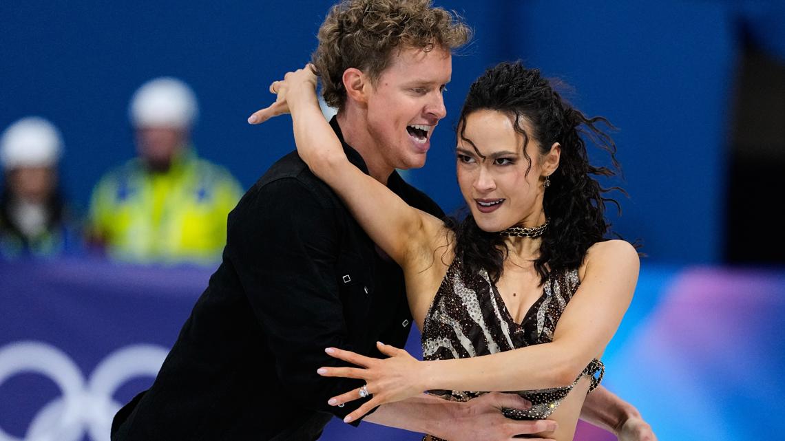 When do Madison Chock and Evan Bates compete for a medal in free dance ...