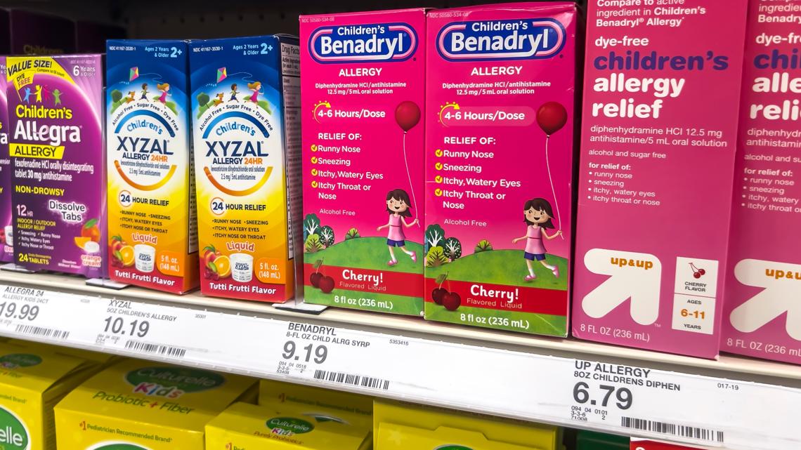 Arsell recalls Benadryl Liquid Elixir over packaging risk | kens5.com