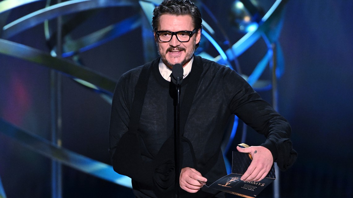 Emmy Awards: Pedro Pascal jokes about shoulder injury | kens5.com