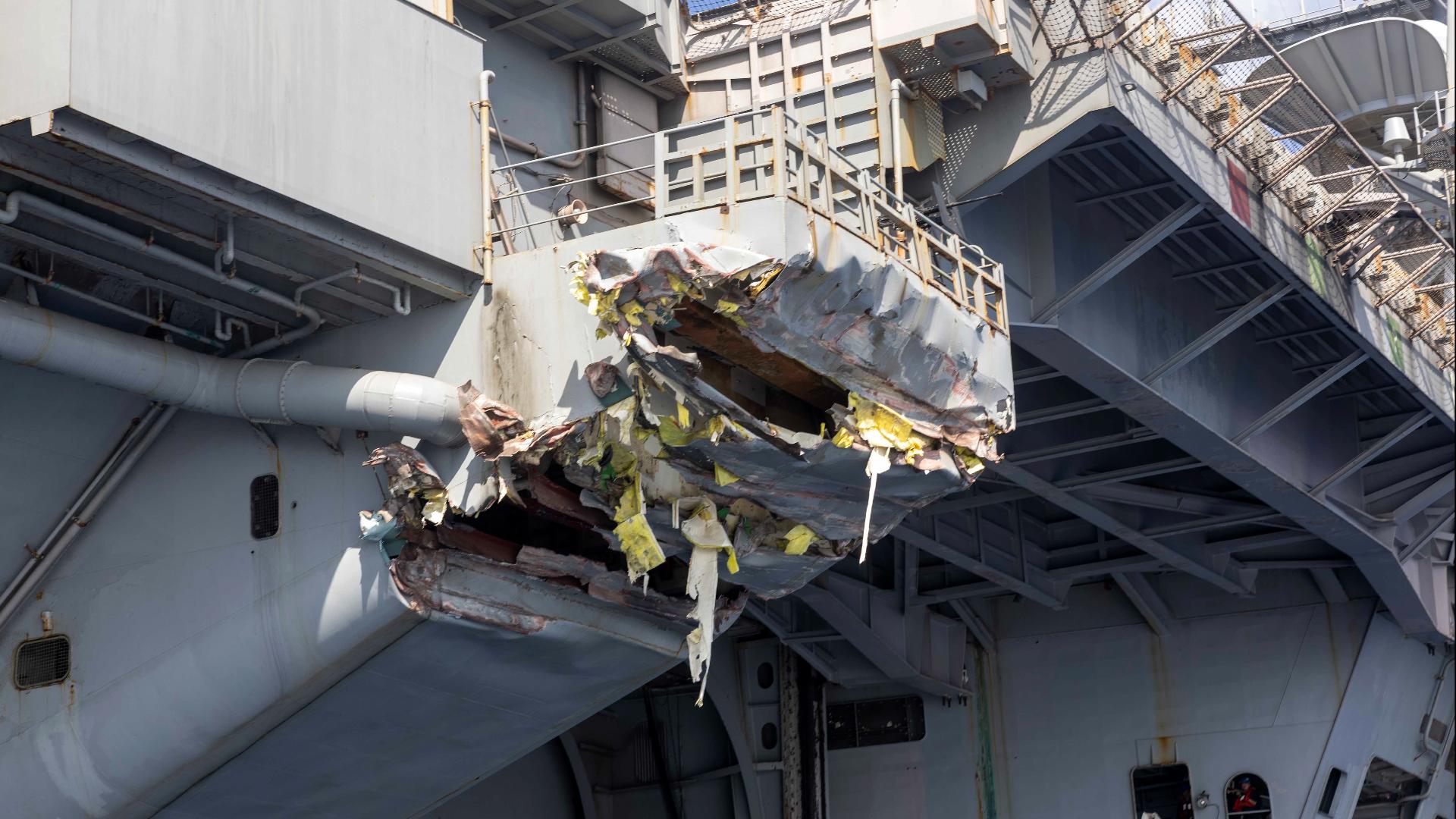 US aircraft carrier hits merchant ship near Egypt | kens5.com
