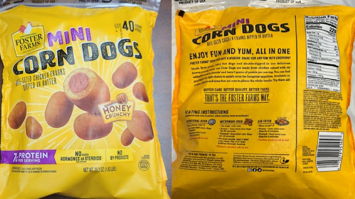 Foster Farms frozen mini corn dogs recalled, possibly spoiled | kens5.com