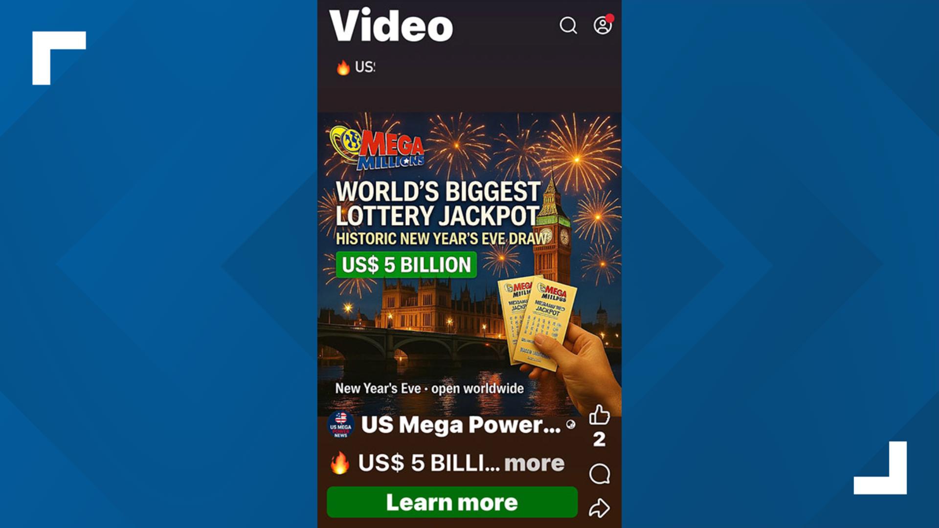 Lottery officials warn of scammers trying to impersonate Mega Millions ...