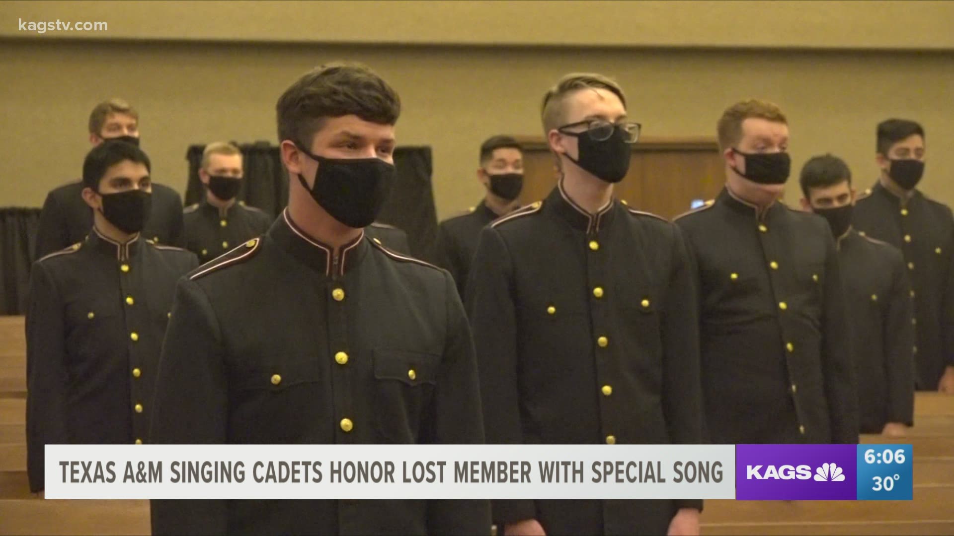 Texas A&M Singing Cadets commemorating a lost one | kens5.com