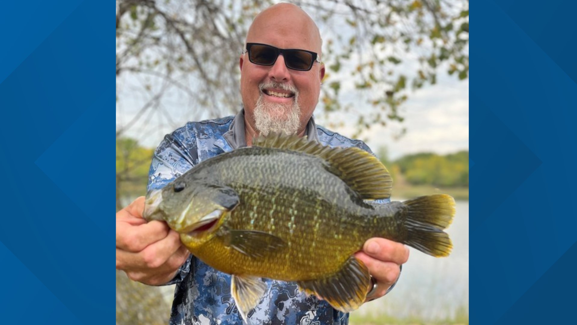 Man reels in record-tying hybrid sunfish in Kandiyohi Co. | kens5.com