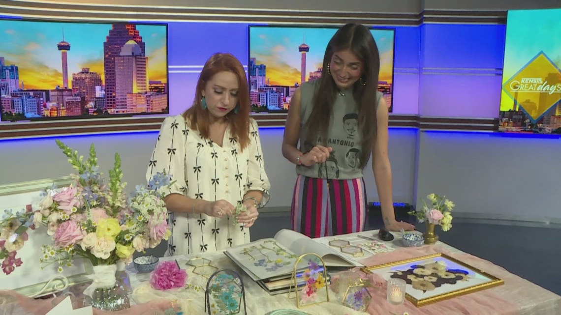 Pressed flowers with Jennifer Craft | Great Day SA | kens5.com