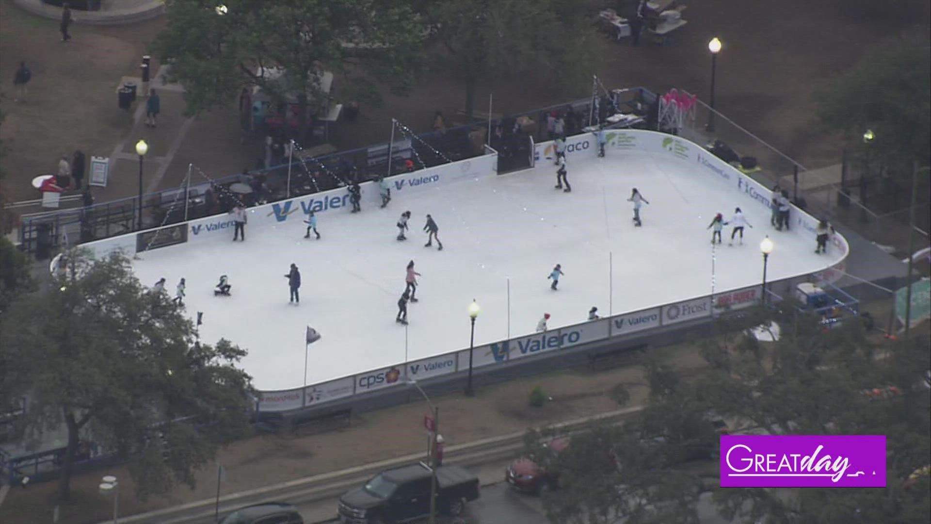 Rotary Ice Rink at Travis Park | Great Day SA | kens5.com