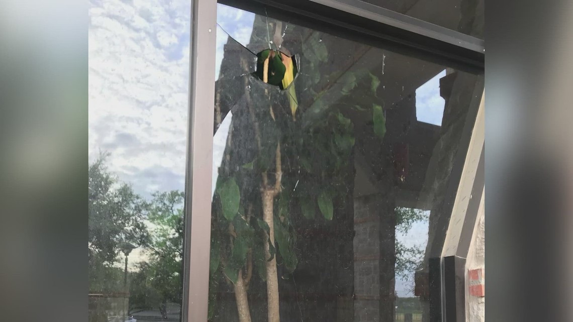 Rock thrown through window of Shavano Park church | kens5.com