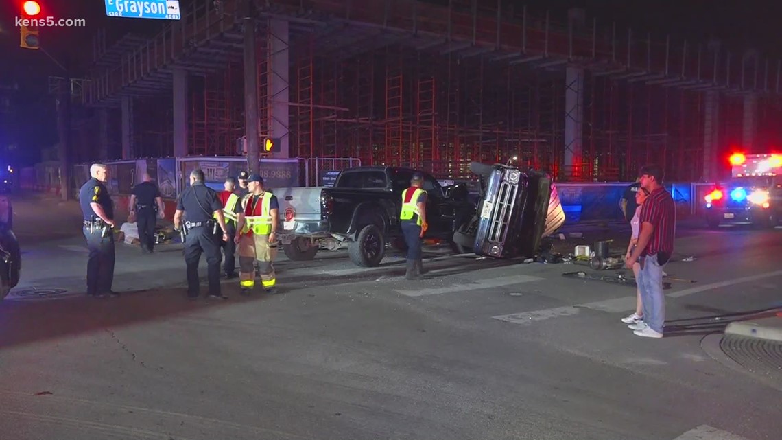 SAPD: Suspected drunk driver runs red lights, T-bones another vehicle ...