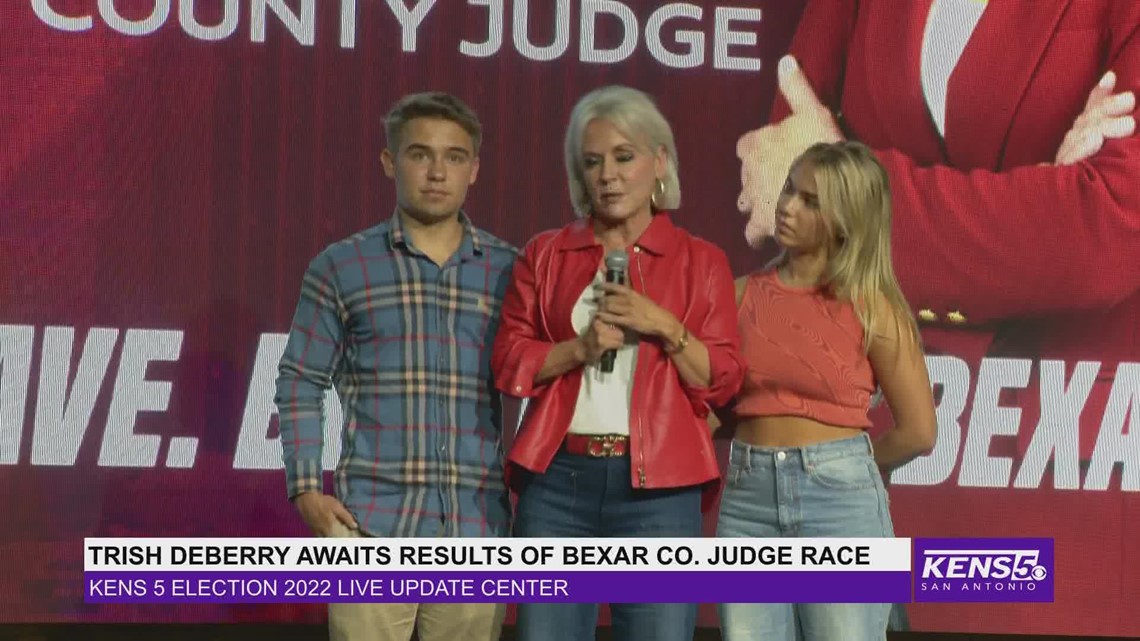 Trish DeBerry gives concession speech after results in the Bexar County ...