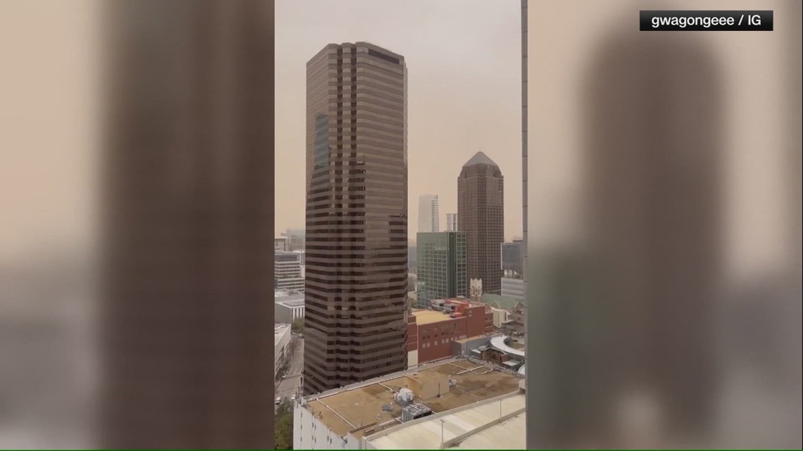 Dust storm fueled by powerful winds triggered disruptions at DFW ...