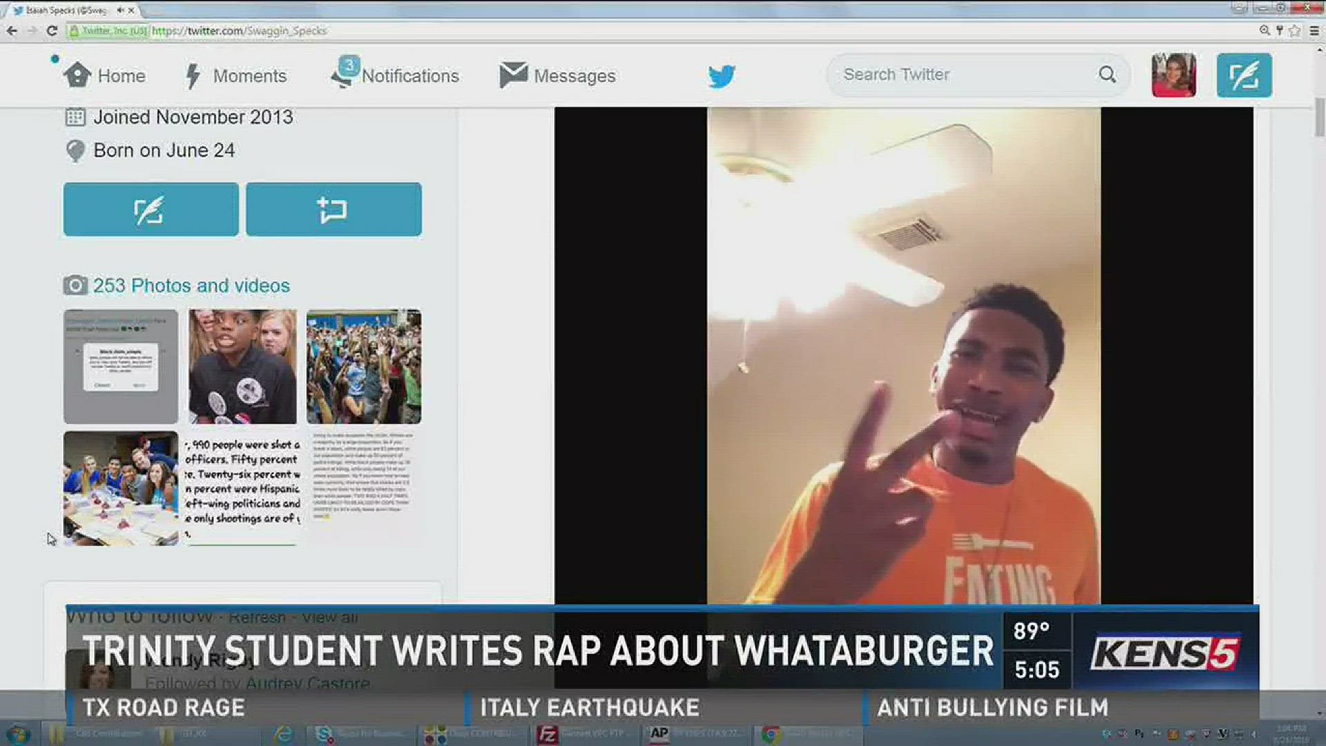 Trinity student's 'Whataburger rap' goes viral | kens5.com