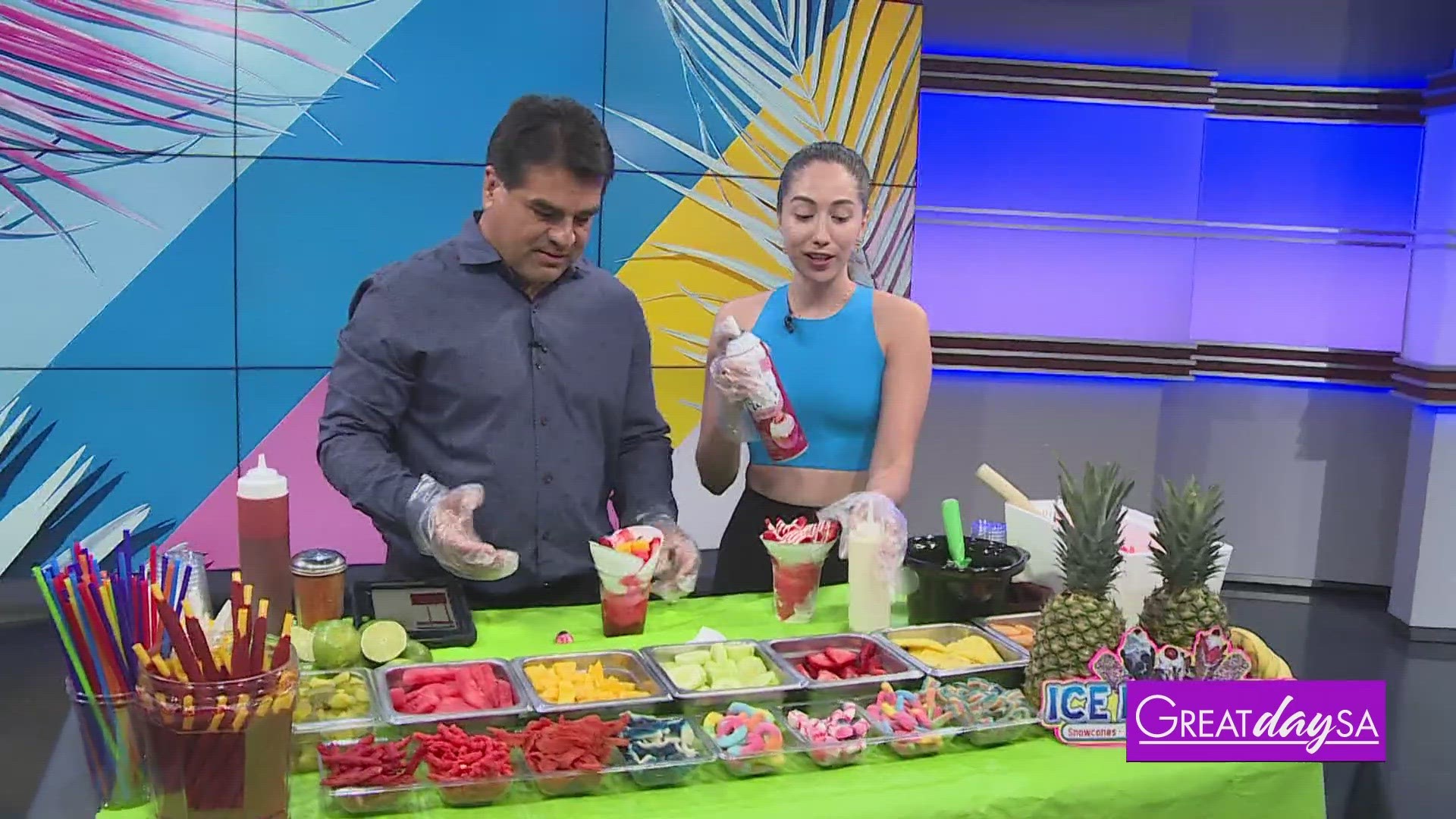 Custom Raspas with Sweet & Sour Toppings | Great Day SA | kens5.com