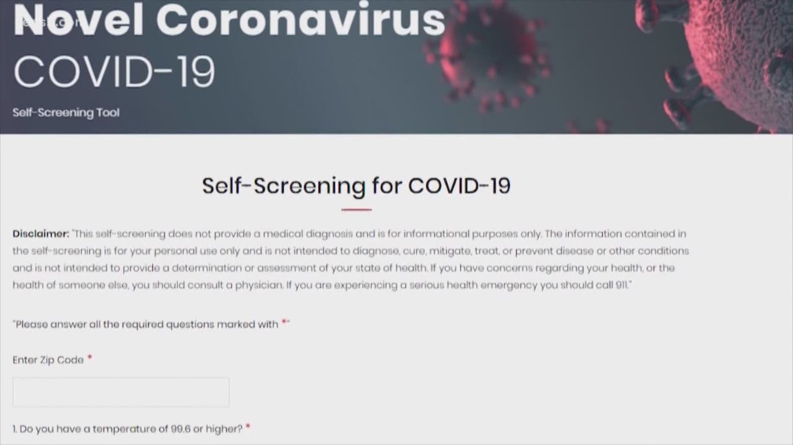 Here's how to use San Antonio's coronavirus screening tool to see if ...