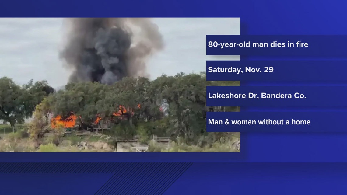 Bandera County fire leaves 80-year-old man dead | kens5.com