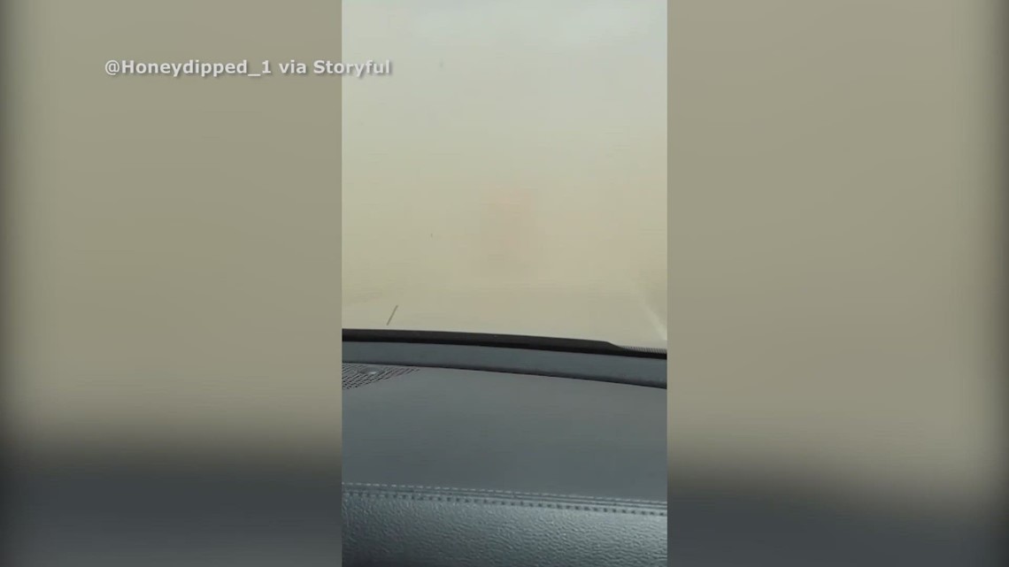 Video shows dust storm that sends more than 30 people to hospitals in ...