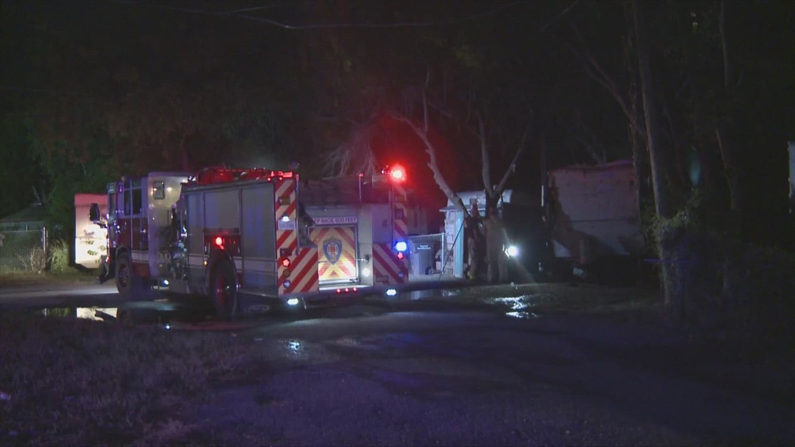 Two people escape and dog rescued from burning RV on the south side ...