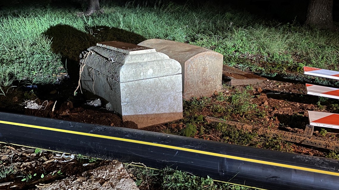 Two burial vaults found along roadside on northwest side | kens5.com