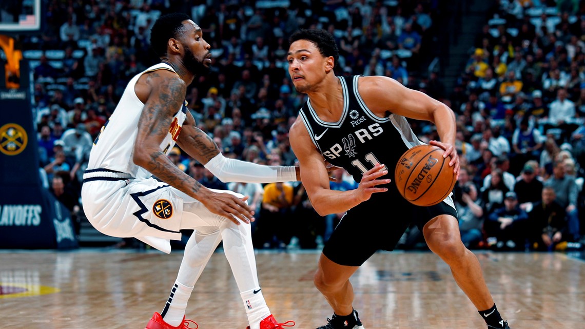 Spurs blow 19-point lead in 114-105 loss to Nuggets in Game 2 of ...