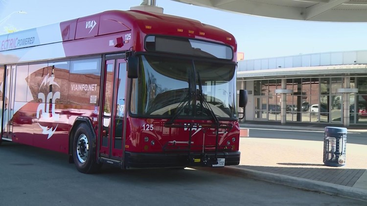 'Tap to pay' feature available on all VIA buses | kens5.com