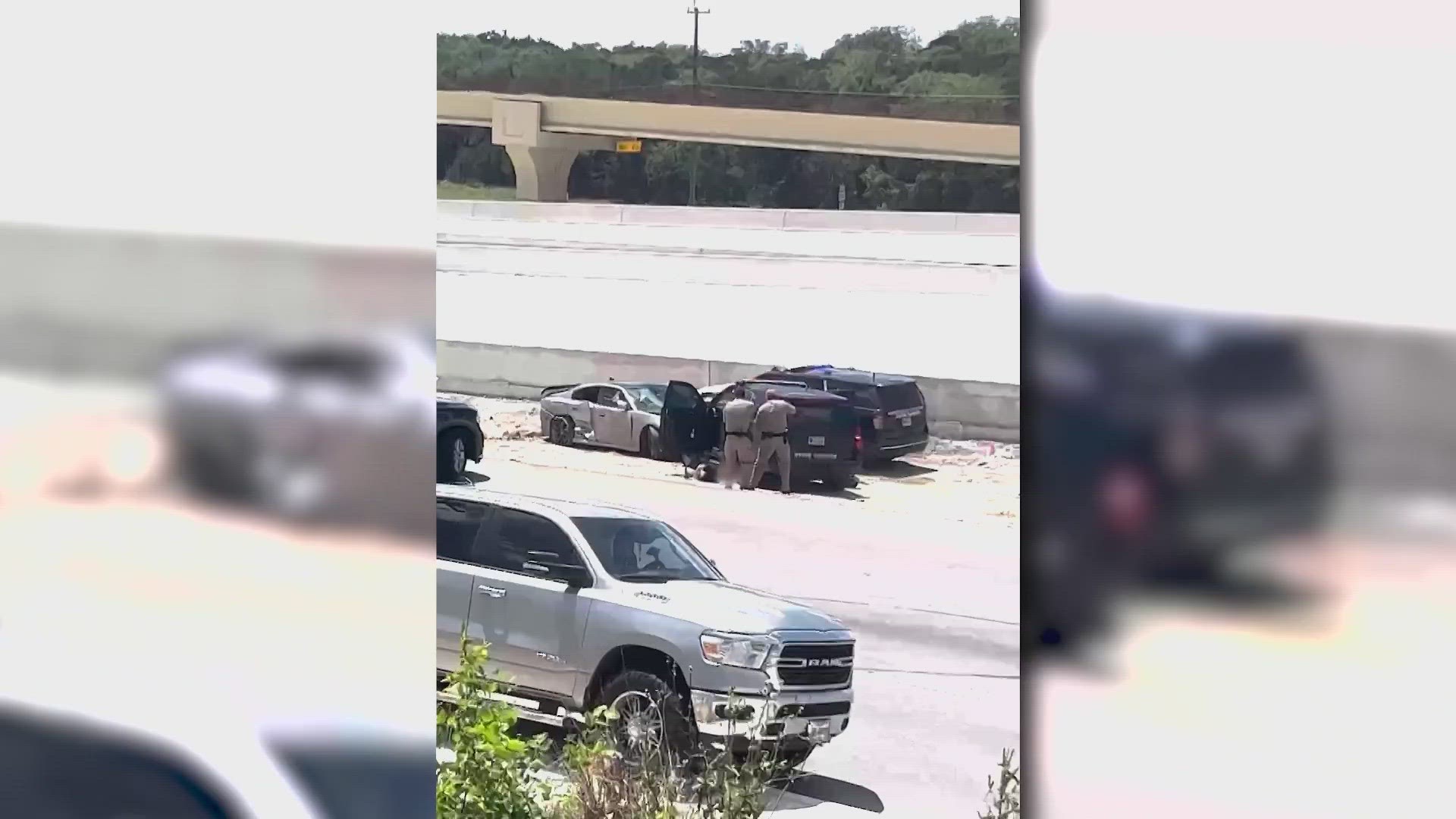 New video shows arrest after section of 281 highway was shut down ...