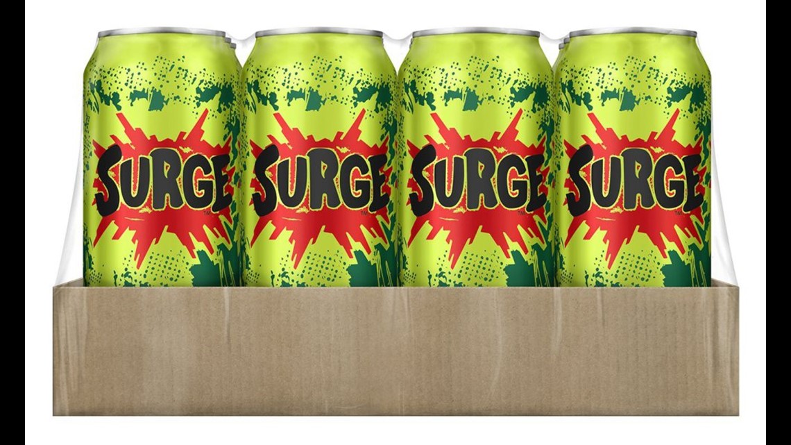 SURGE! '90s throwback soda on tap at San Antonio restaurants | kens5.com