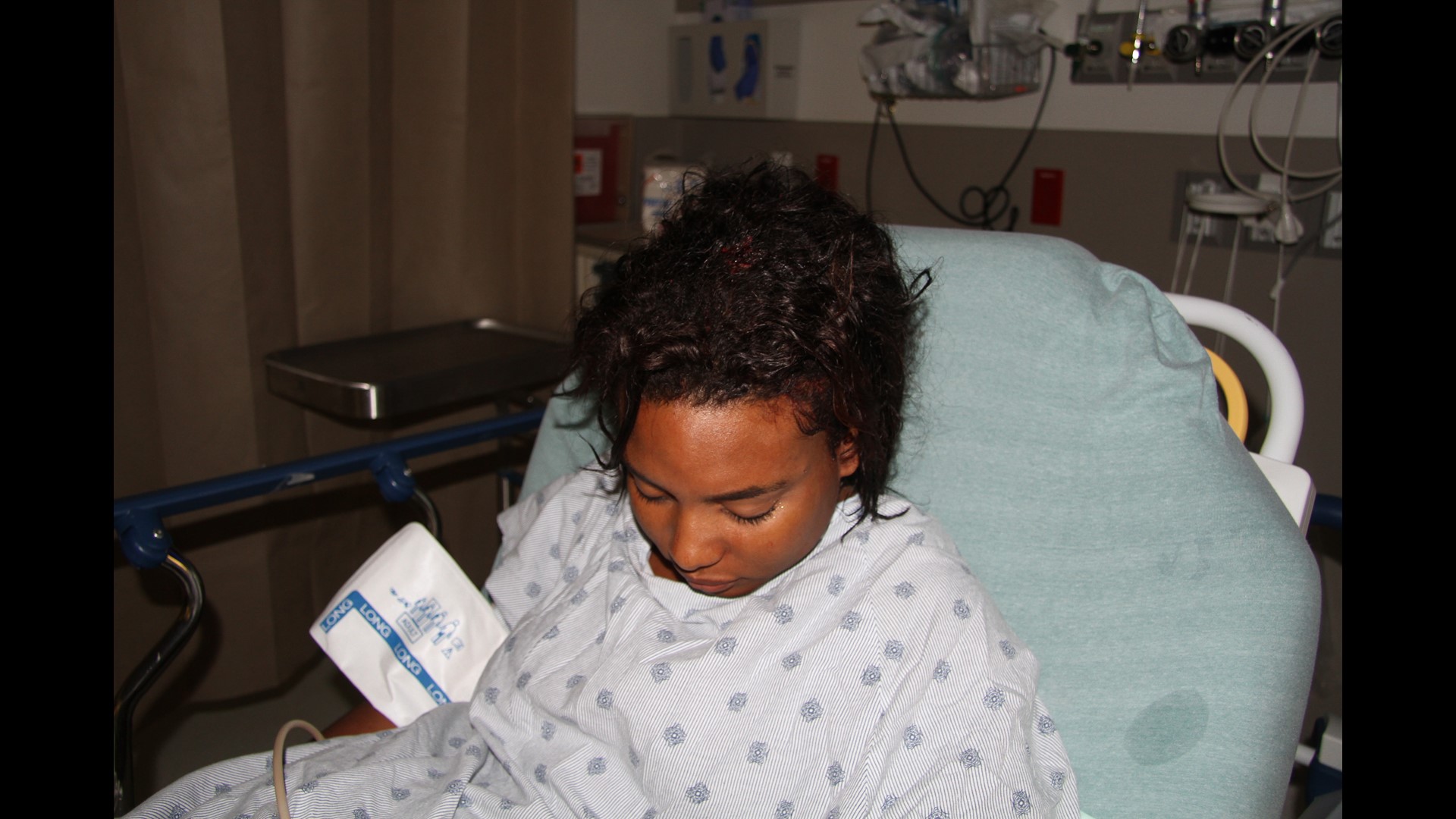 Destiny Rhodes escapes shooting incident with graze to head | kens5.com