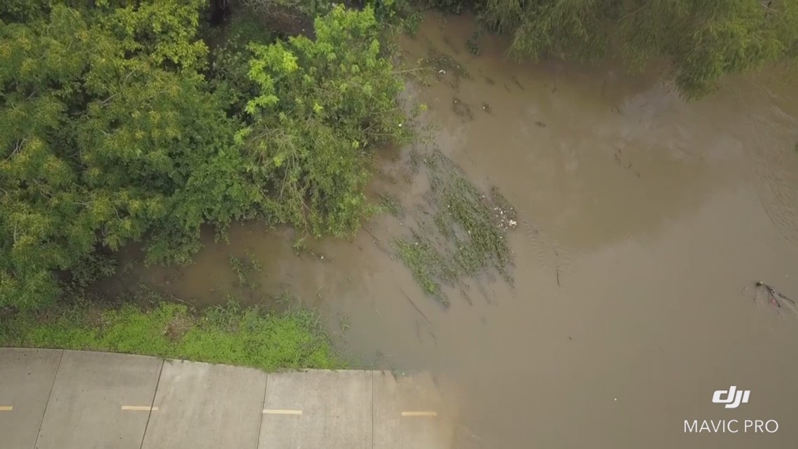 Drone footage shows San Antonio flood waters | kens5.com