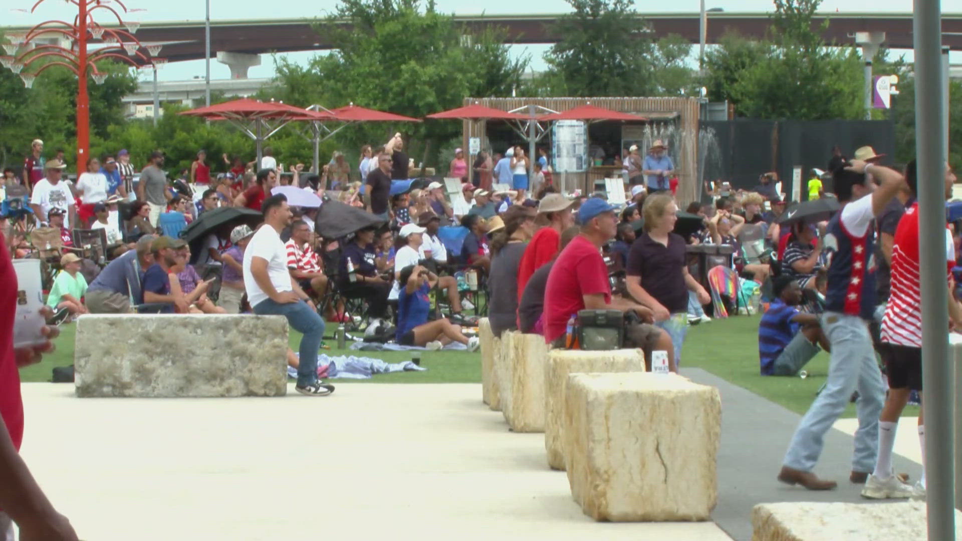 World Cup fans pack The Rock at La Cantera for USA vs. Australia ...