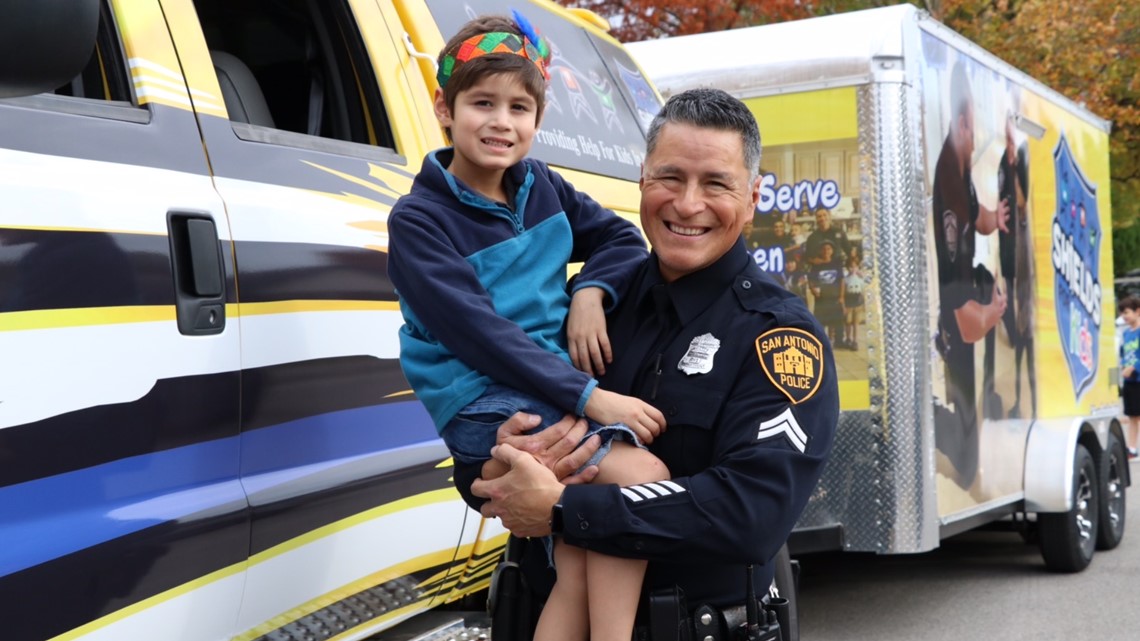 SAPD officers provide SA boy battling cancer with special day | kens5.com