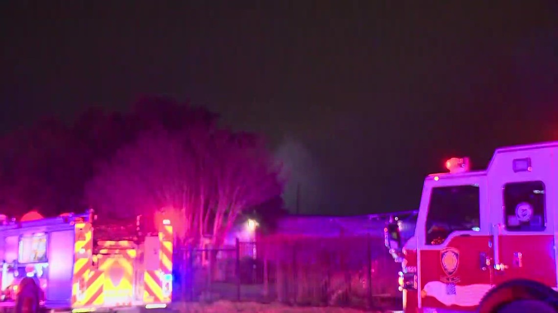 Firefighters battling large fire on northeast side | kens5.com