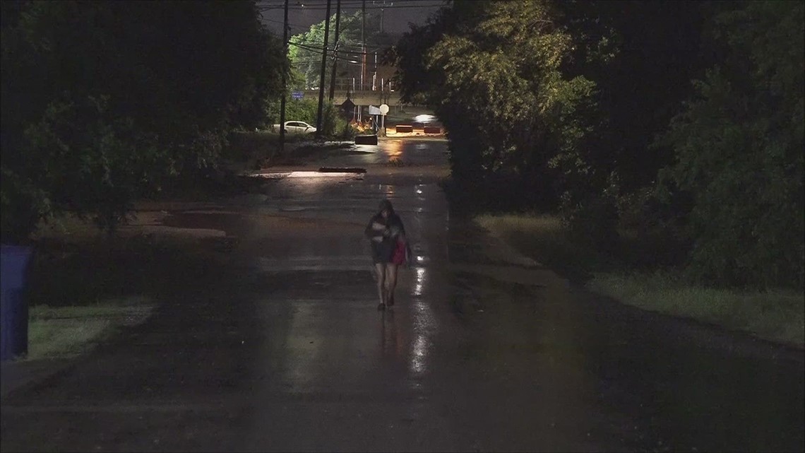 San Antonio firefighters and police were called to high water rescue ...