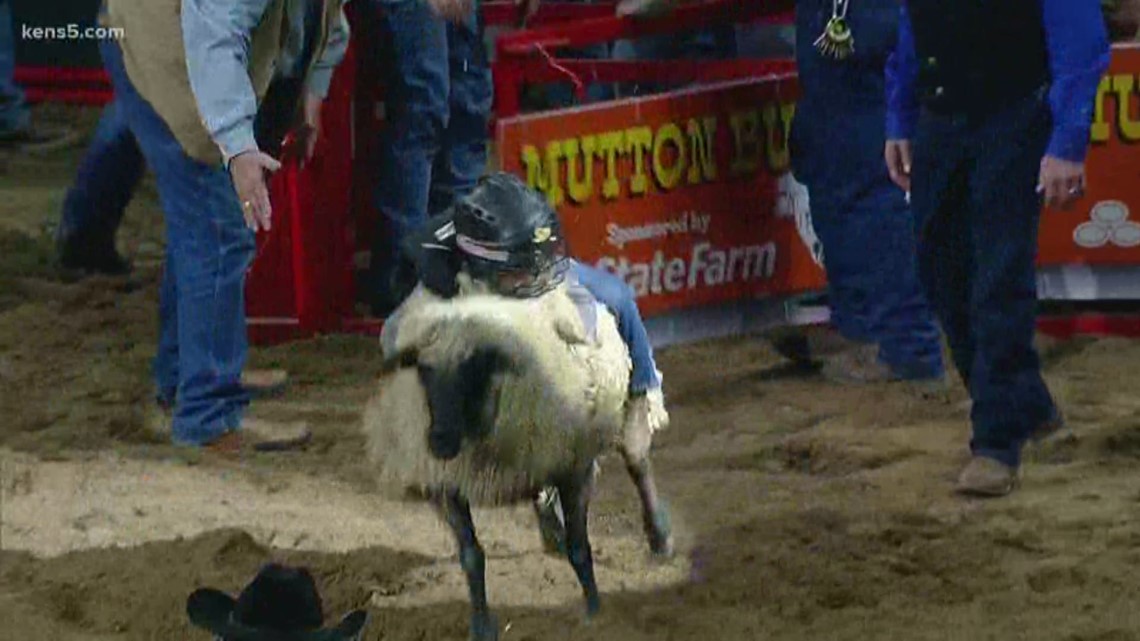 New Braunfels girl wins first mutton bustin' competition of the 2019 ...