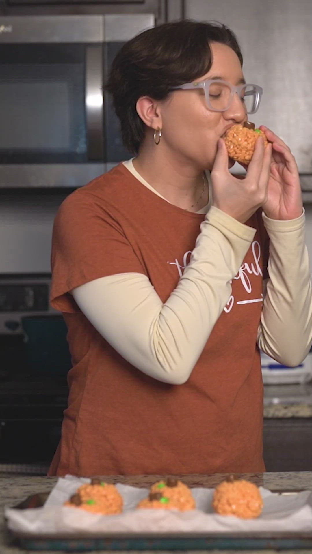 Darcy’s Dishes: How to make festive pumpkin-shaped Rice Krispie treats ...