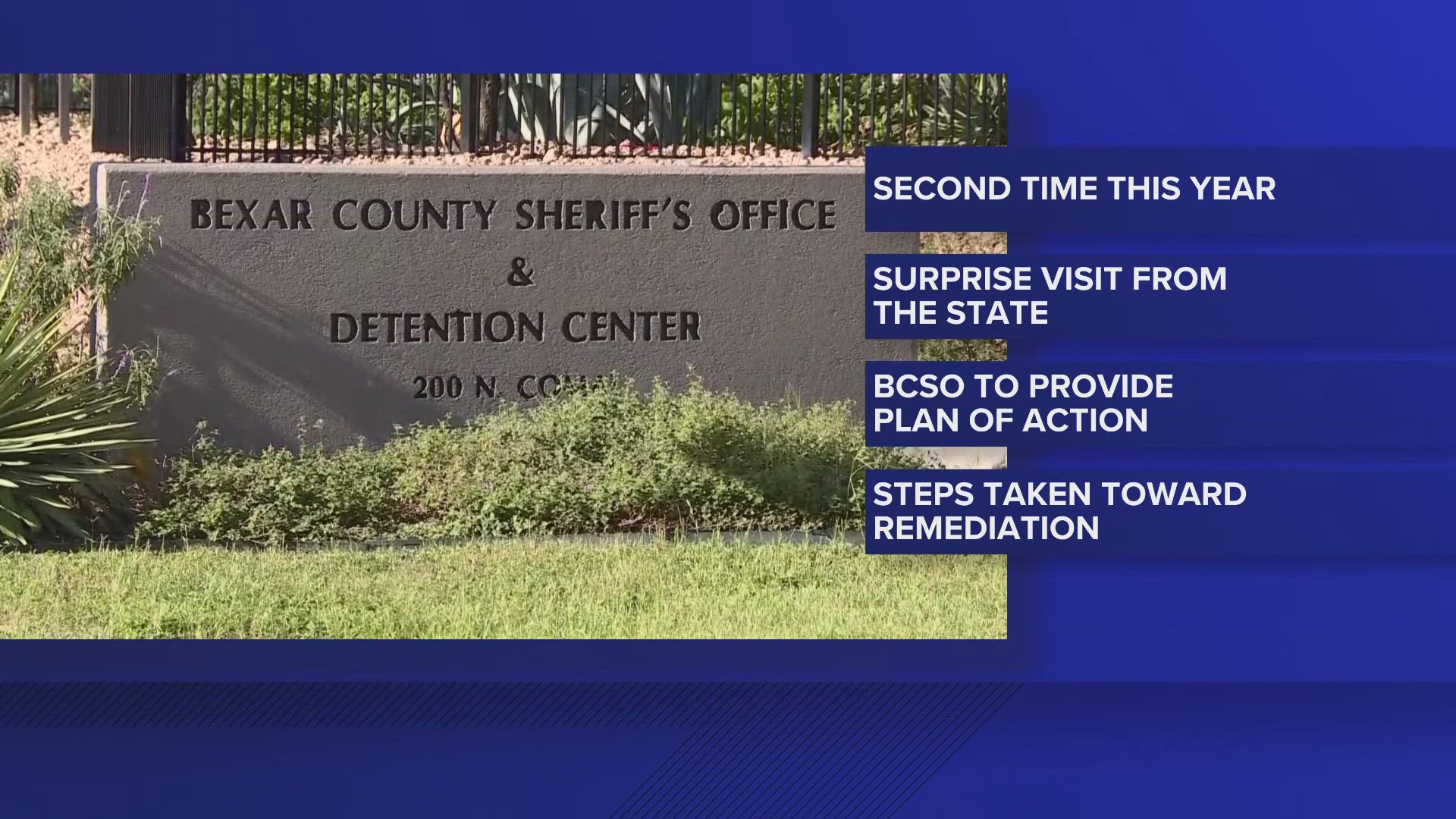 Bexar County Jail out of compliance with state standards | kens5.com