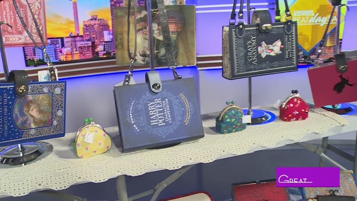 Turning book covers into book bags | Great Day SA | kens5.com