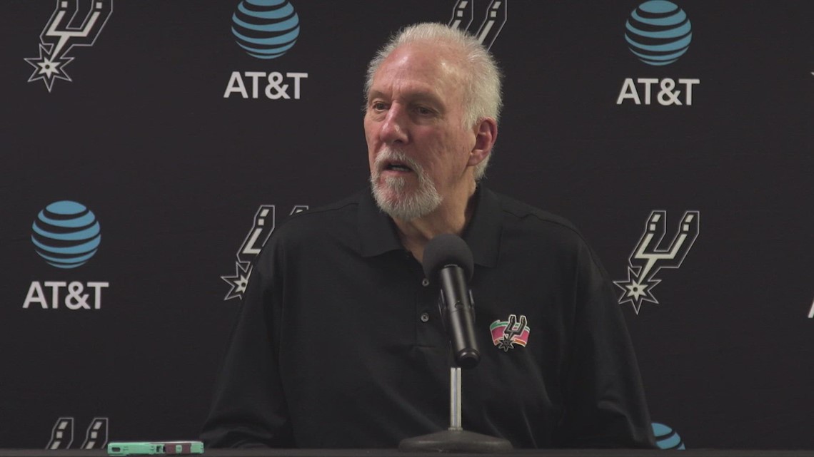 Gregg Popovich speaks about Chauncey Billups and Dejounte Murray pregame | kens5.com