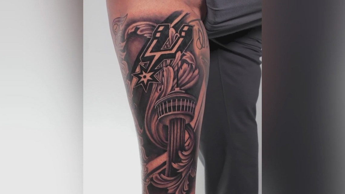 Spurs fans flock to San Antonio tattoo shops to make their Silver and ...