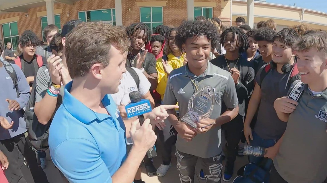 Steele's Grant Hamilton wins Play of the Week honors | kens5.com