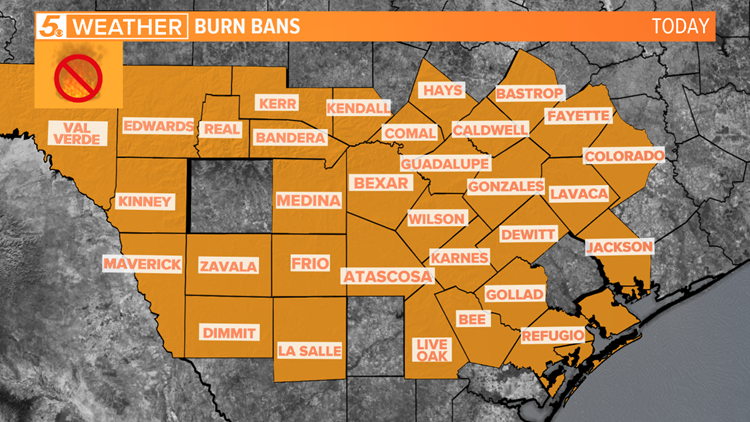 Burn bans continue across much of South Texas | kens5.com