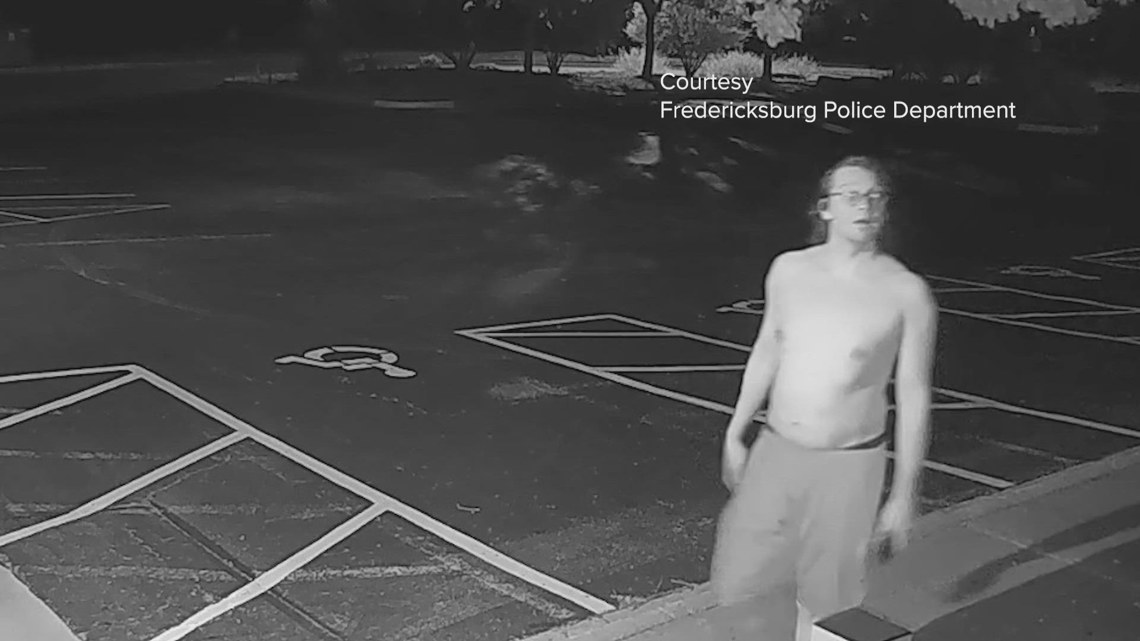 Man caught on camera entering Fredericksburg church in middle of night ...
