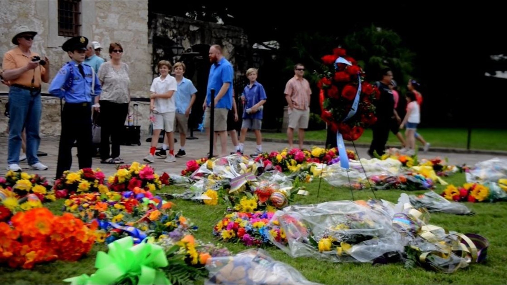 Each float in the BOF Parade brings flowers to Remember the Alamo ...