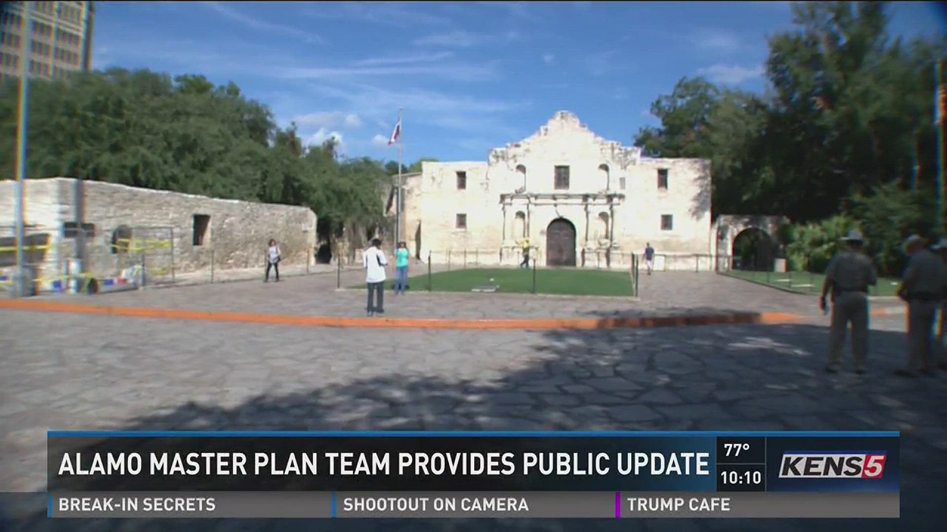 Alamo Master Plan Team preparing for the future of the site | kens5.com