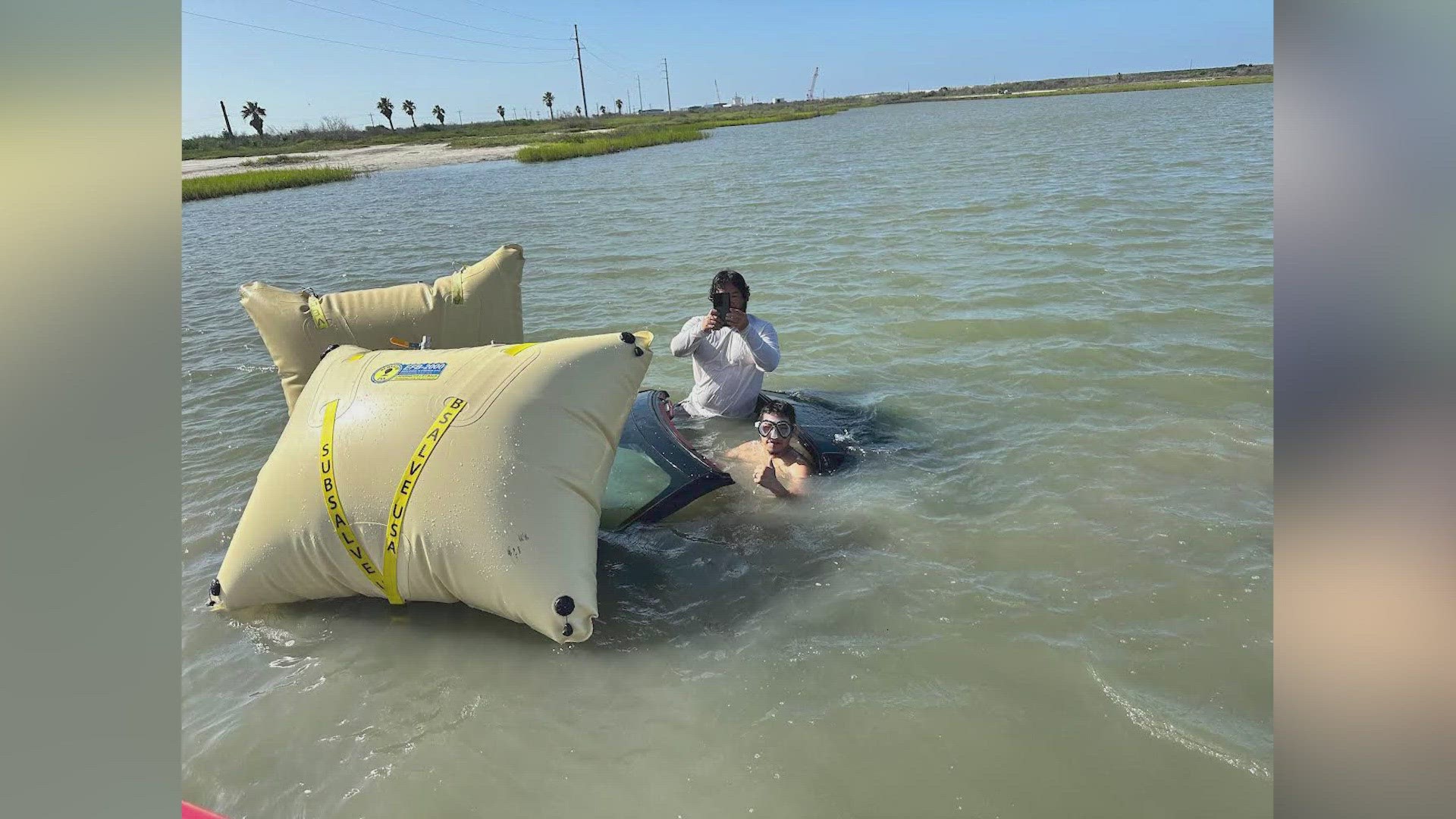 Corvette Driven Into Water Near Aransas Pass