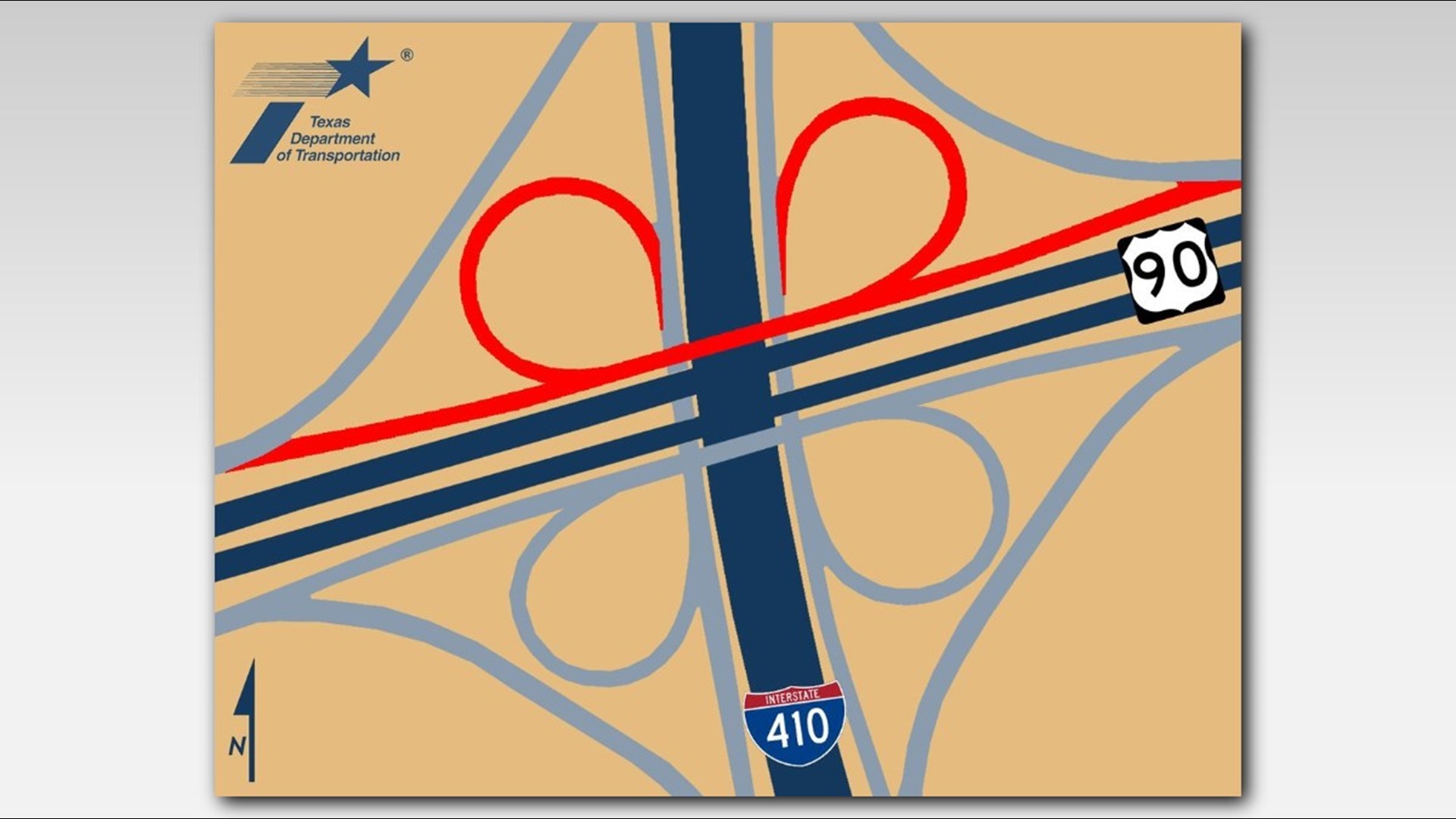 Highway 90 and Loop 410 interchange to reopen soon | kens5.com