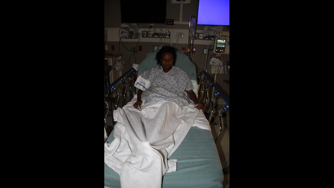 Destiny Rhodes escapes shooting incident with graze to head | kens5.com