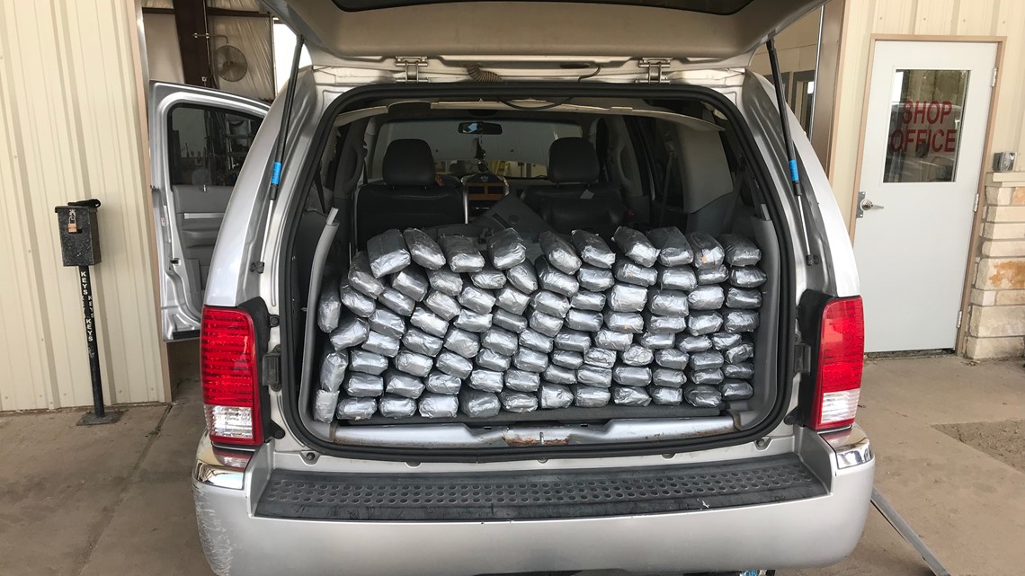 100 pounds of meth found in vehicle during traffic stop | kens5.com